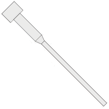 ERX-7-2 L-6" Nom. Dia.3/32" :: Nitrided Shoulder Ejector Pins (ERX ...